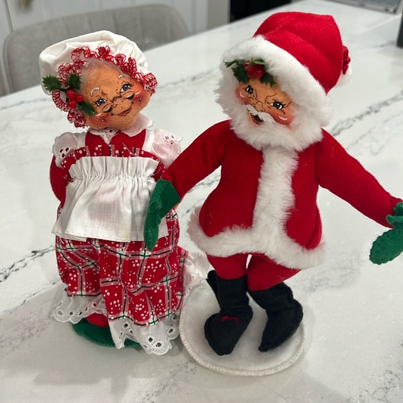 Annalee | Holiday | Vintage Santa Mrs Claus Annalee Dolls | Poshmark